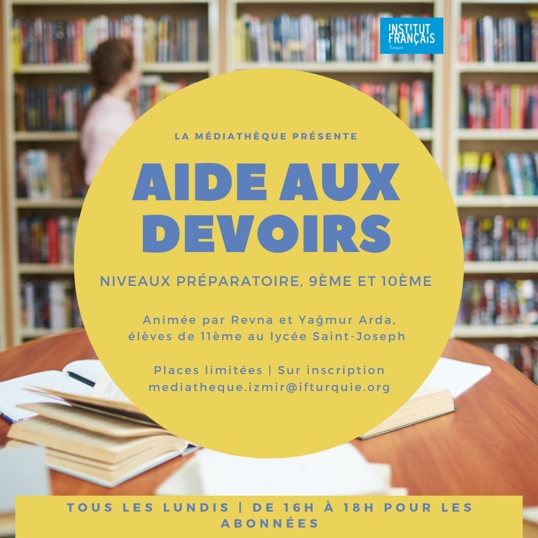 AIDE AUX DEVOIRS – Institut Français de Turquie